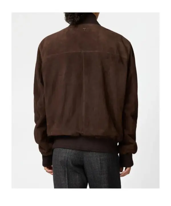 TOD'S Suede Bomber Jacket