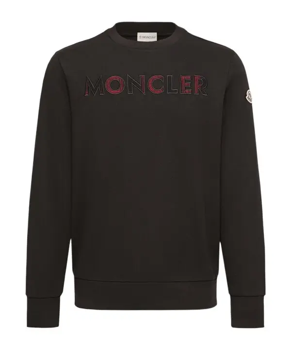 Moncler Logo Cotton Blend Sweatshirt