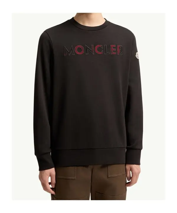 Moncler Logo Cotton Blend Sweatshirt