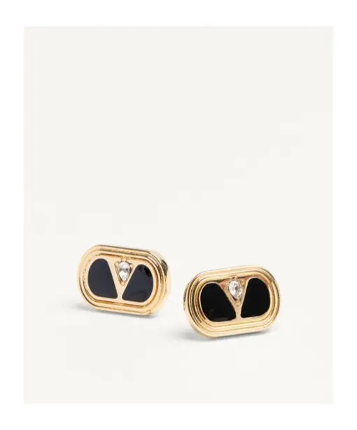 Valentino Garavani Vlogo Embellished Earrings