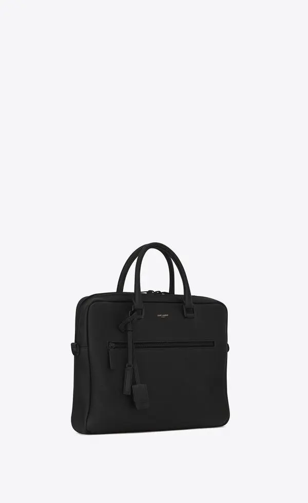 Saint Laurent Logo-stamp Briefcase