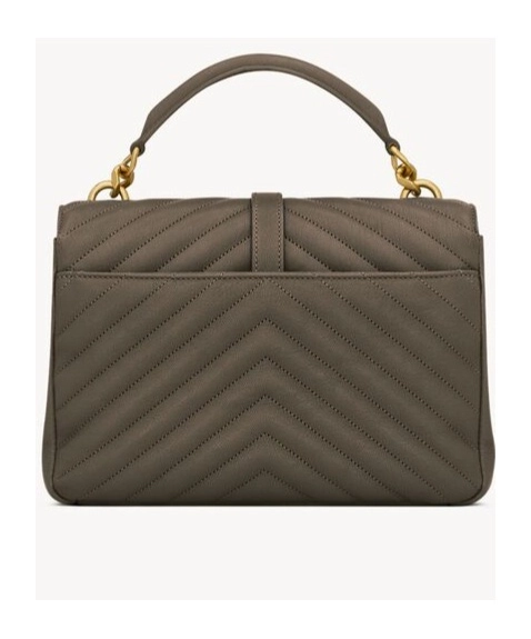 Saint Laurent College Medium Quilted Leather Shoulder Bag
