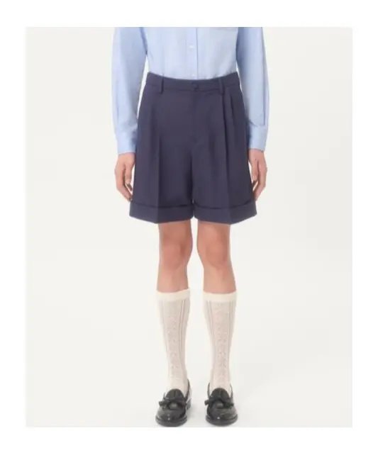 Valentino Garavani Cuffed Wool Bermuda Shorts
