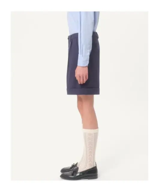 Valentino Garavani Cuffed Wool Bermuda Shorts