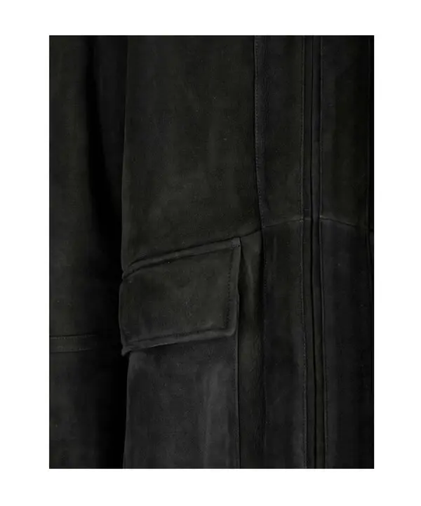 Stone Island Hooded Zip-up Jacket With Patches