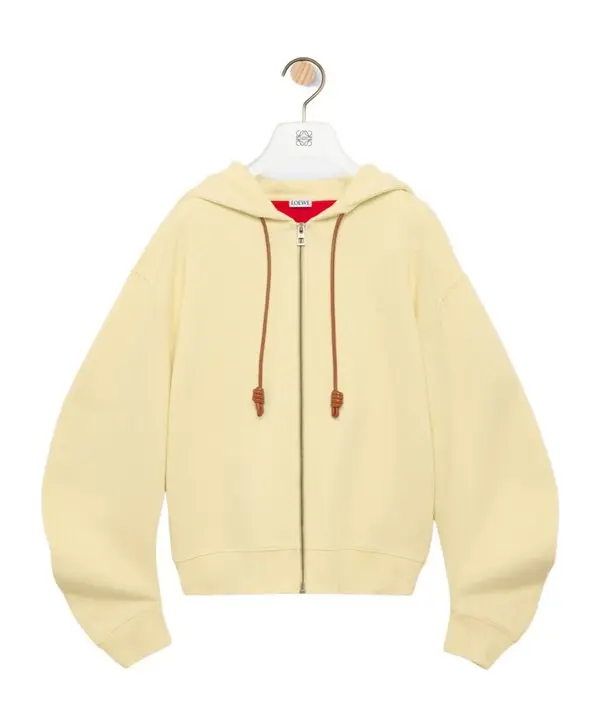 Loewe Cotton Flamenco Hoodie - Vanilla
