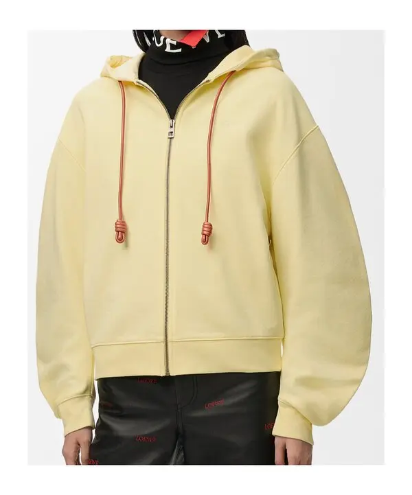 Loewe Cotton Flamenco Hoodie - Vanilla