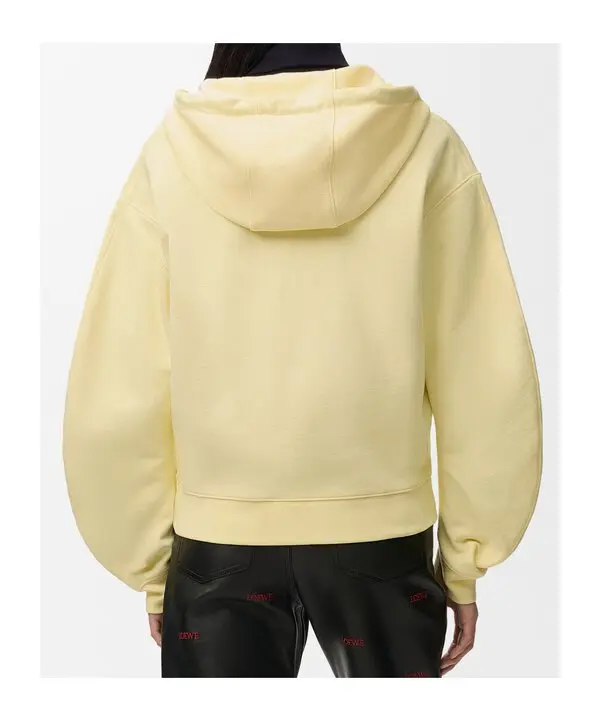 Loewe Cotton Flamenco Hoodie - Vanilla