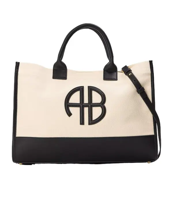 ANINE BING Medium Lara Tote With Monogram Detail