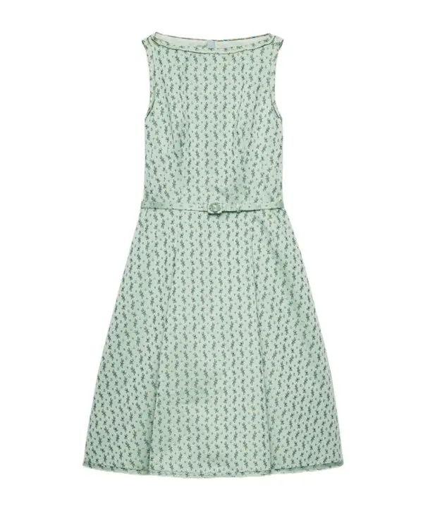 Prada Floral Print Duchess Dress
