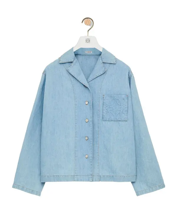 Loewe Pyjama Blouse In Denim