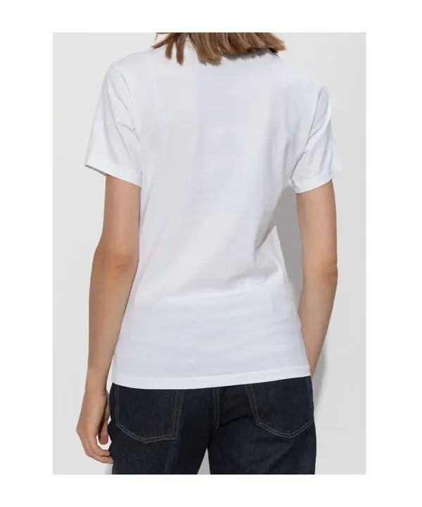 Victoria Beckham Logo Printed Crewneck T-shirt