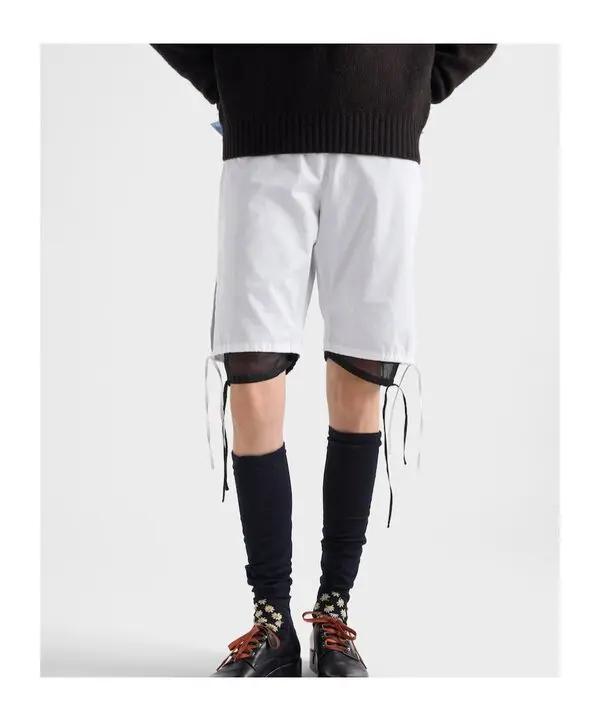 Prada Poplin Bermuda Shorts