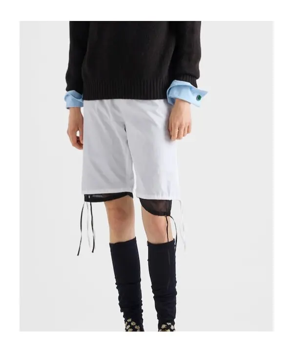 Prada Poplin Bermuda Shorts
