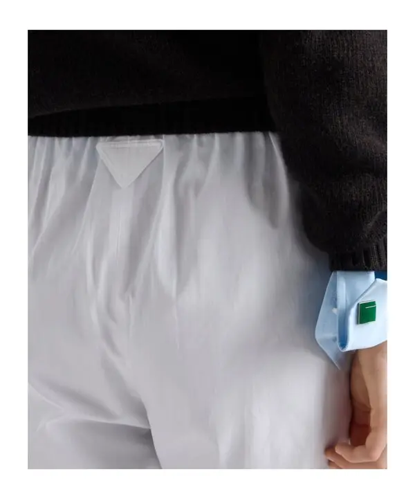 Prada Poplin Bermuda Shorts