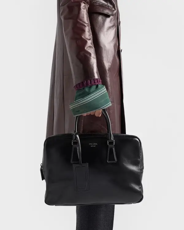 Prada Leather Work Bag