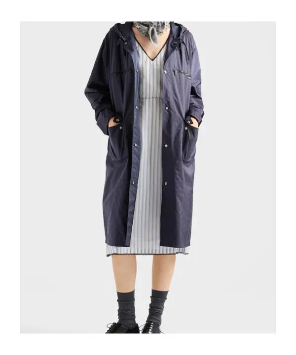 Prada Striped Dress With Bow