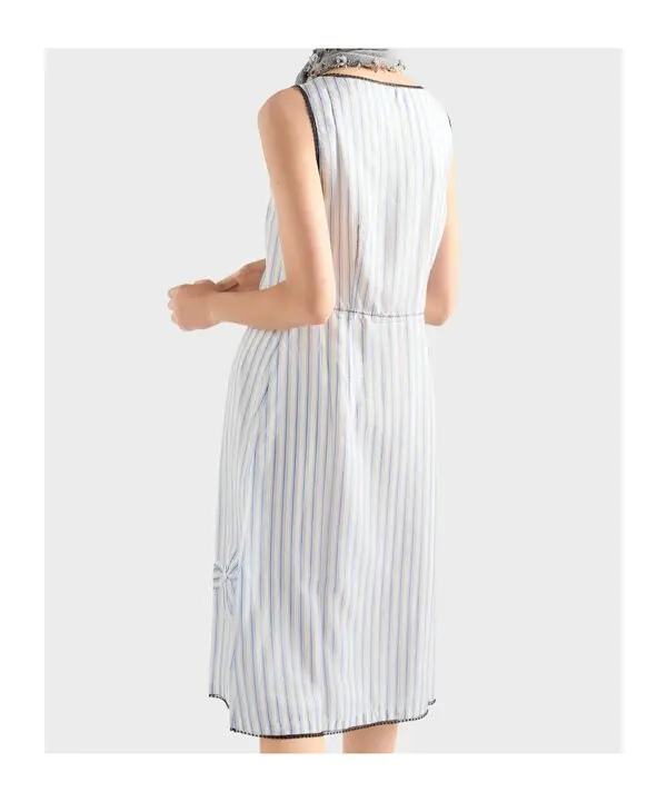 Prada Striped Dress With Bow
