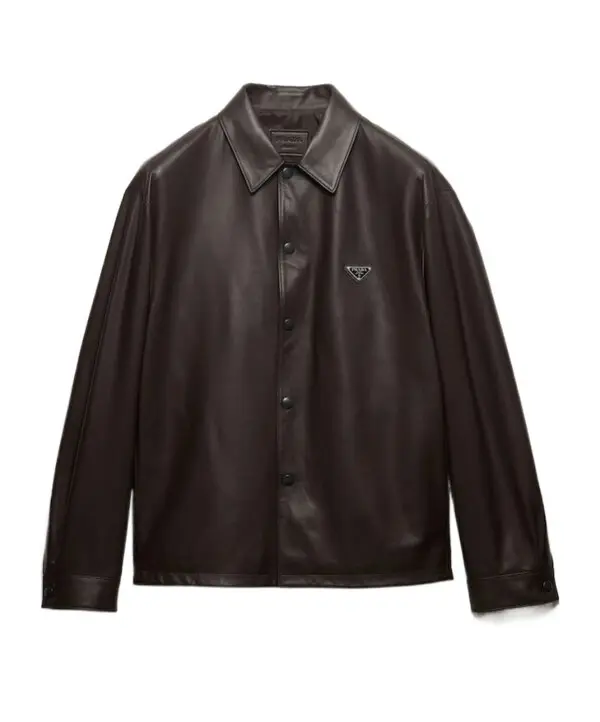 Prada Nappa Leather Shirt