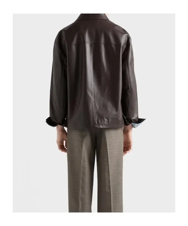 Prada Nappa Leather Shirt