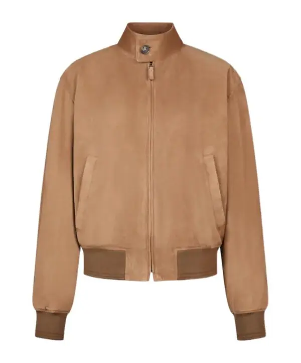 TOD'S Suede Bomber Jacket