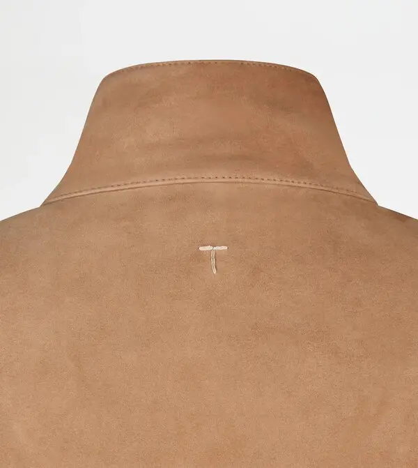 TOD'S Suede Bomber Jacket