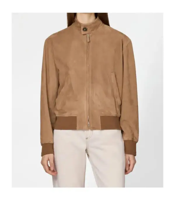 TOD'S Suede Bomber Jacket