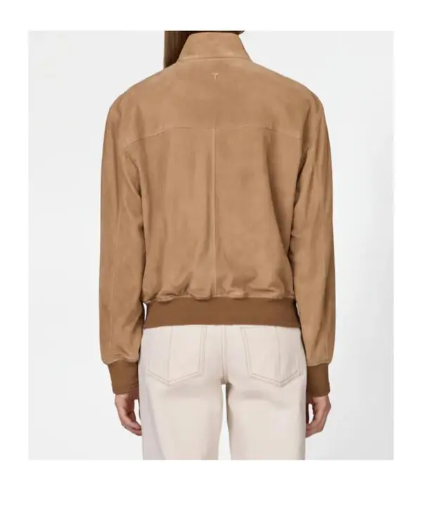 TOD'S Suede Bomber Jacket