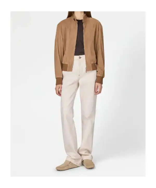 TOD'S Suede Bomber Jacket