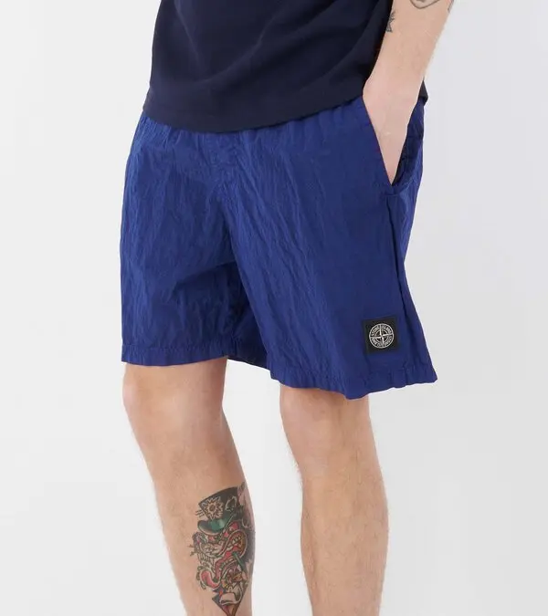 Stone Island Compass-patch Swim Shorts