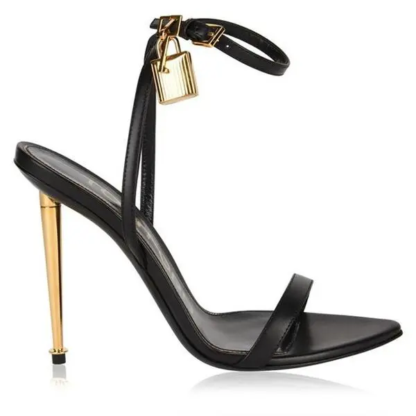 TOM FORD Padlock Stiletto Sandals