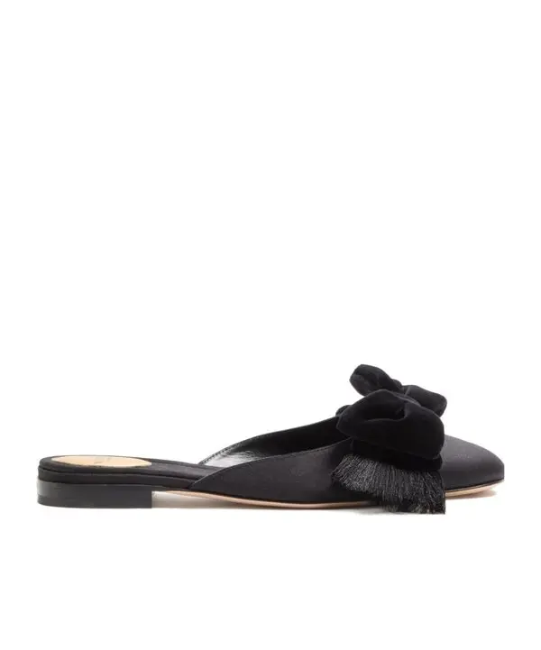 Valentino Garavani Slingback Mules With Bow Detailing