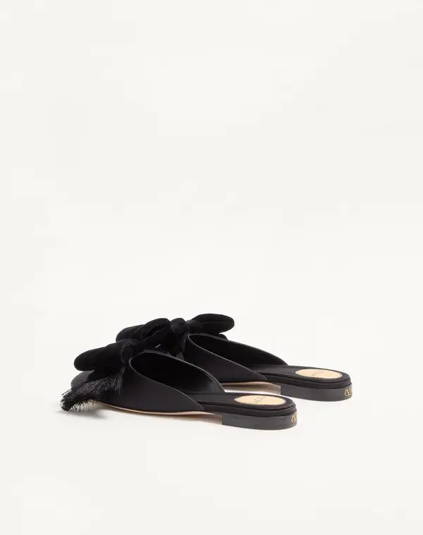 Valentino Garavani Slingback Mules With Bow Detailing