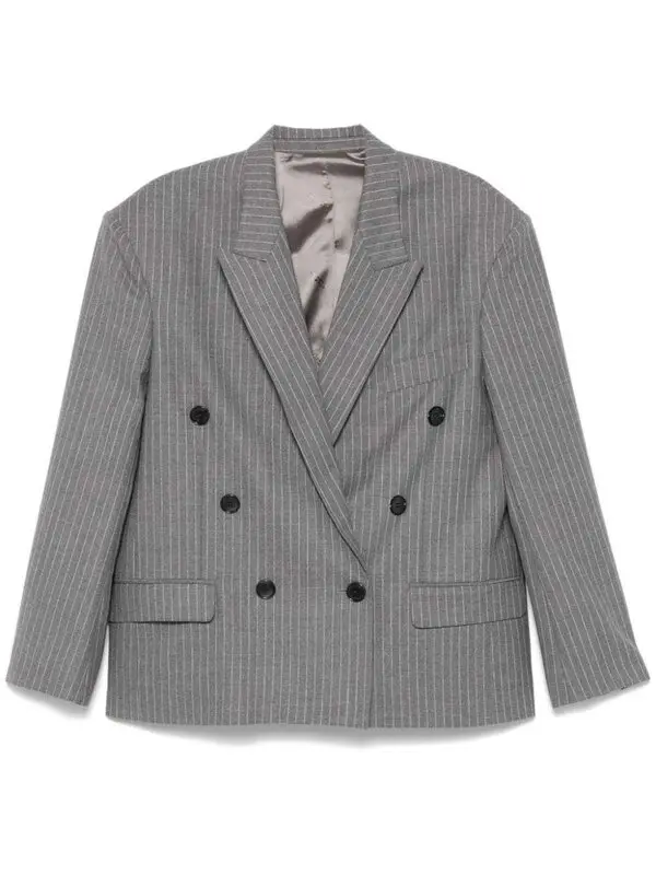 Isabel Marant Étoile Klero Double-breasted Blazer - Gray
