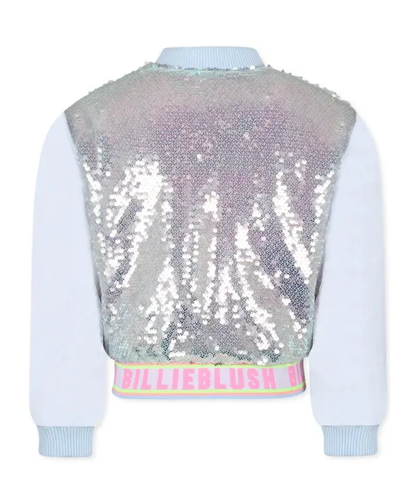BILLIEBLUSH Sequin-embellished Bomber Jacket
