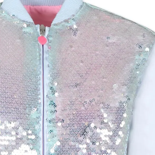 BILLIEBLUSH Sequin-embellished Bomber Jacket