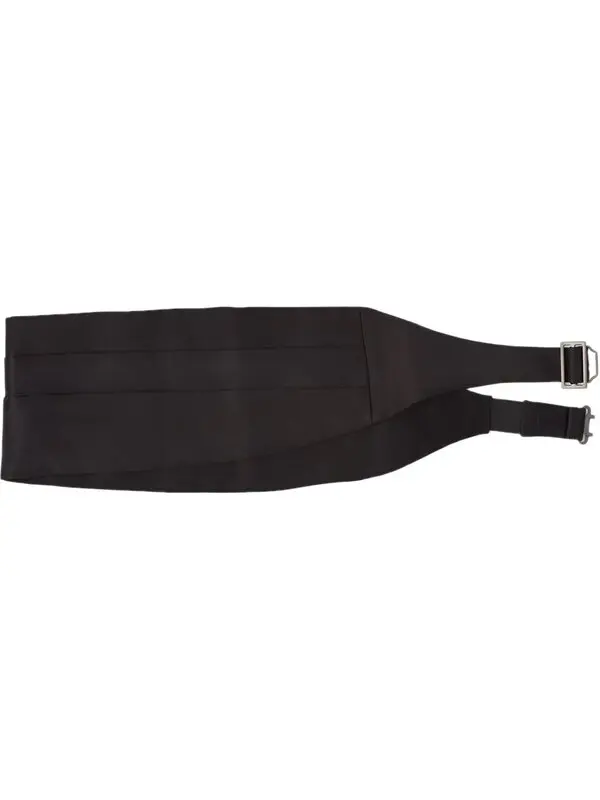 Prada Satin Finish Tuxedo Belt