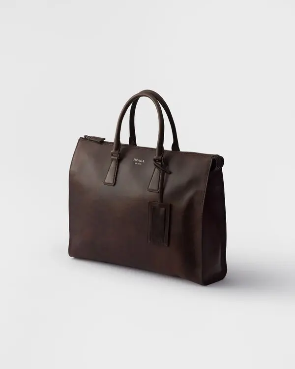 Prada Leather Tote Bag