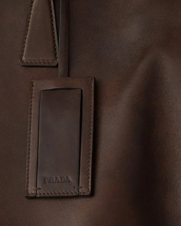 Prada Leather Tote Bag