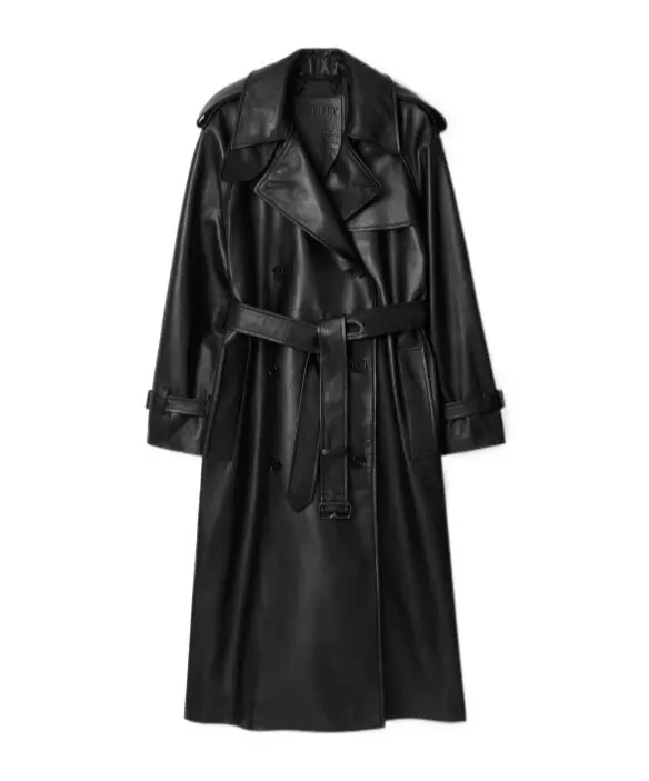 Burberry Leather Trench Coat