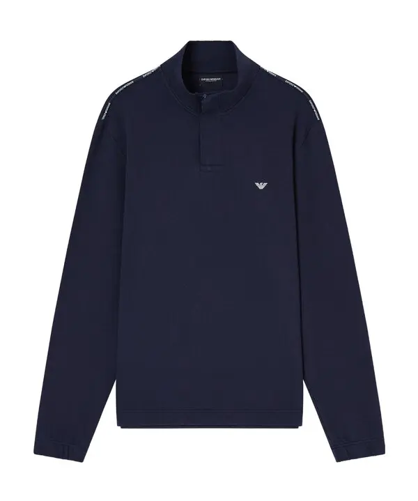 Emporio Armani Stand-up Collar Sweatshirt