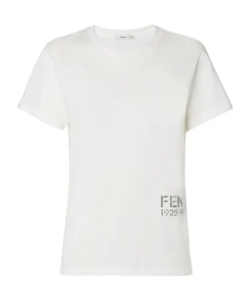 Fendi Ivory Jersey T-shirt