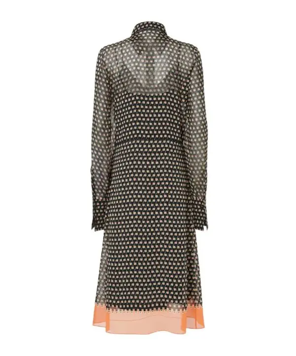 Fendi Printed Silk Dress