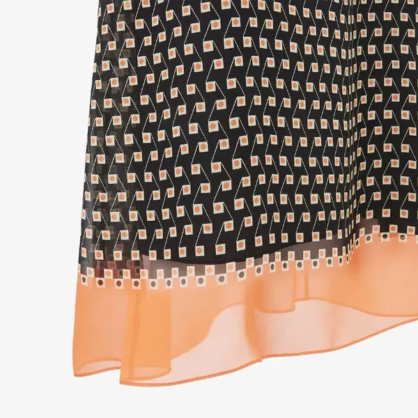 Fendi Printed Silk Dress