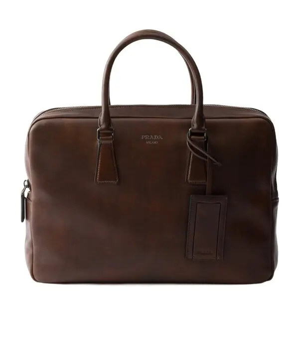 Prada Leather Work Bag