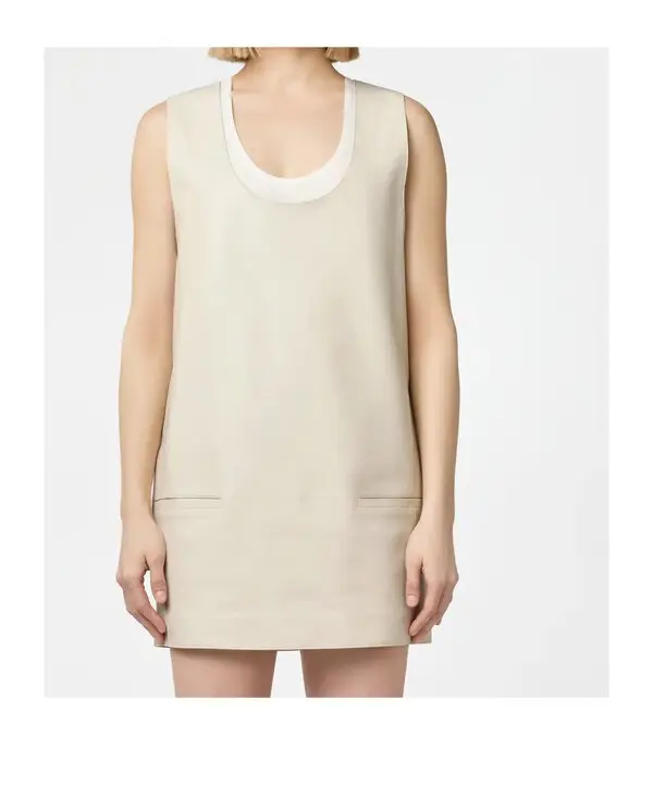 TOD'S Sleeveless Dress With U-neckline And Patch Pockets
