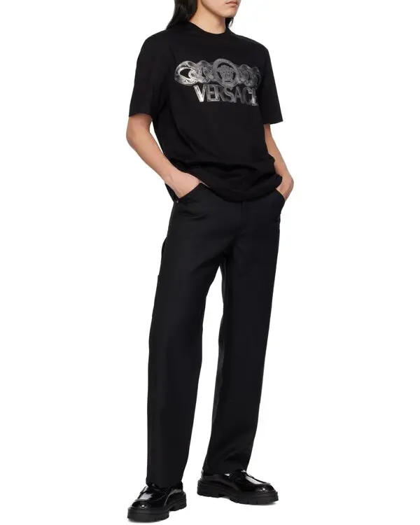 Versace Medusa-plaque Slip-on Loafers