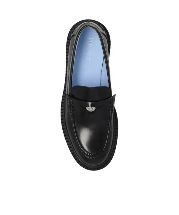 Versace Medusa-plaque Slip-on Loafers