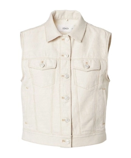 Fendi Selleria Denim Gilet