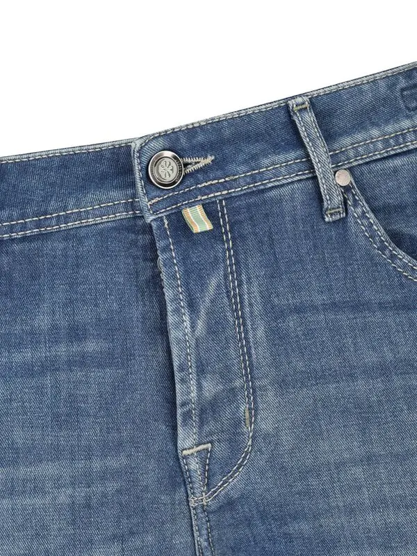 Jacob Cohen Logo Patch Slim-fit Jeans